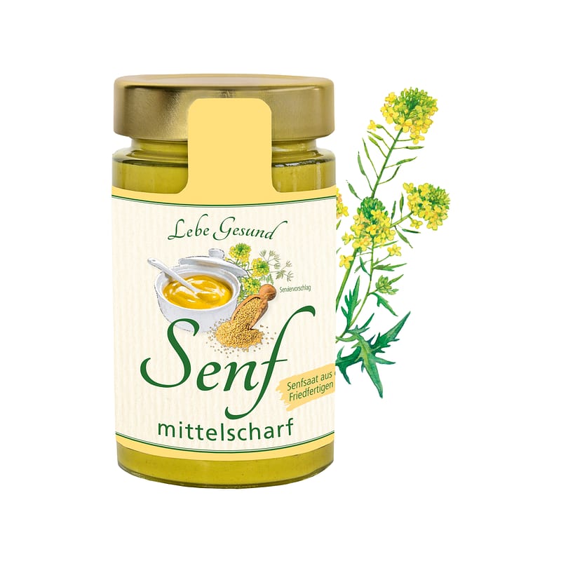 Senf mittelscharf | Lebe Gesund Versand